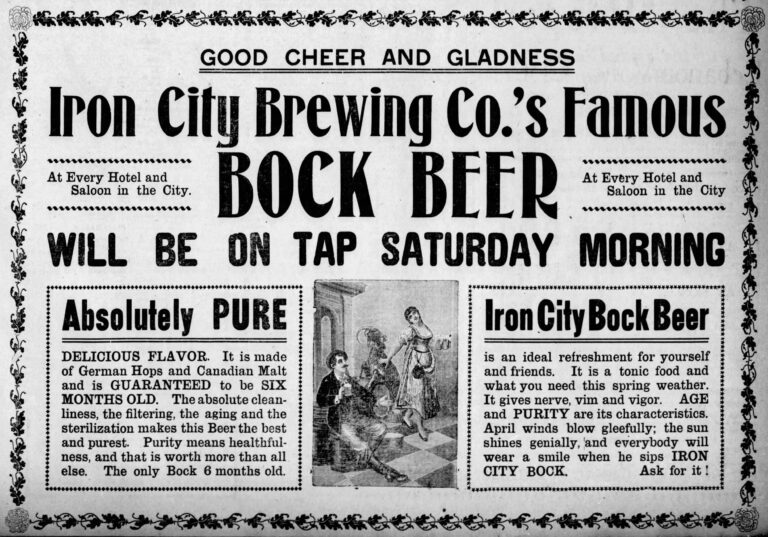 Beer In Ads #5027: Iron City’s Famous Bock Beer