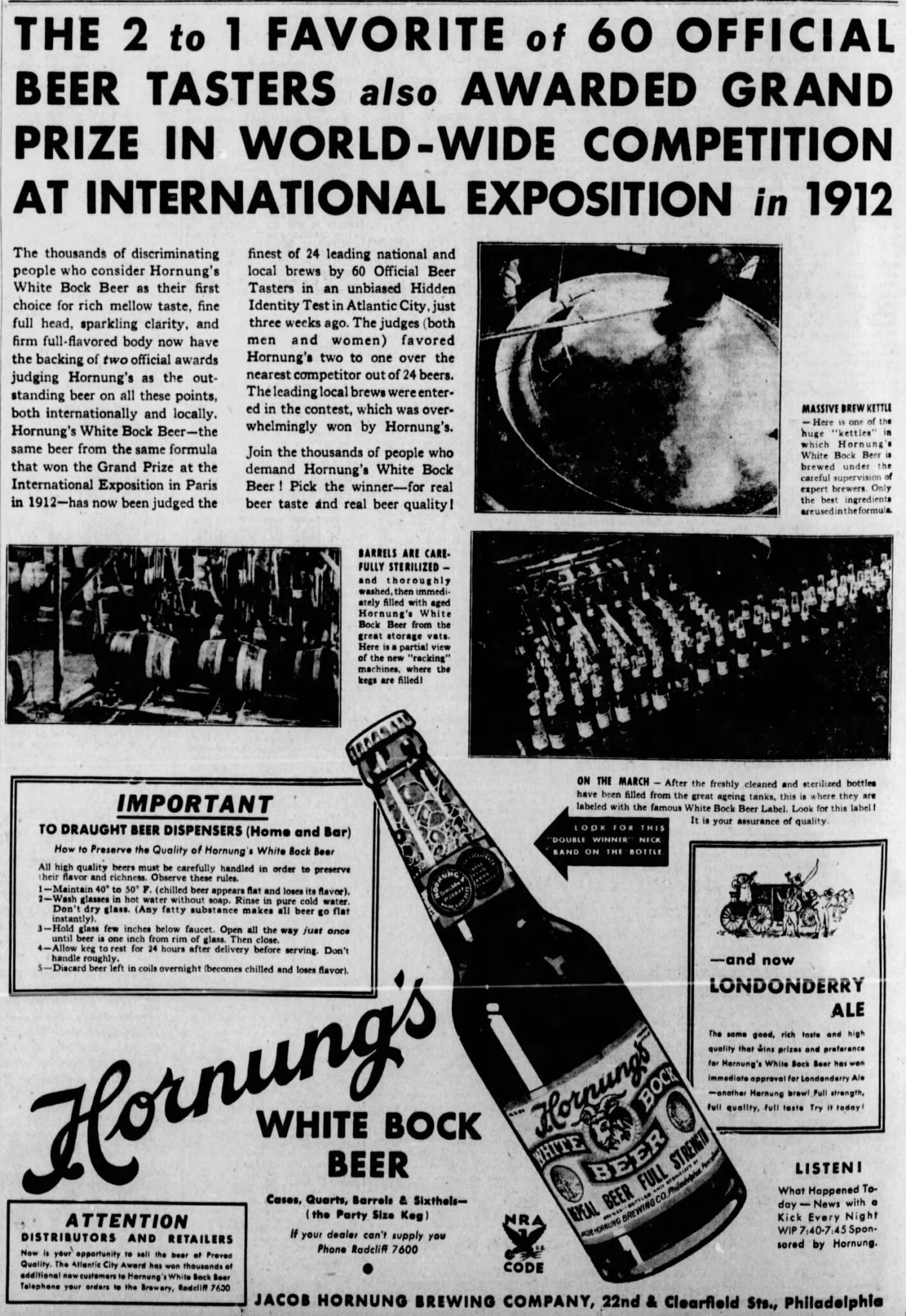 Beer In Ads #5105: The 2 To 1 Favorite Of 60 Official Beer Tasters
