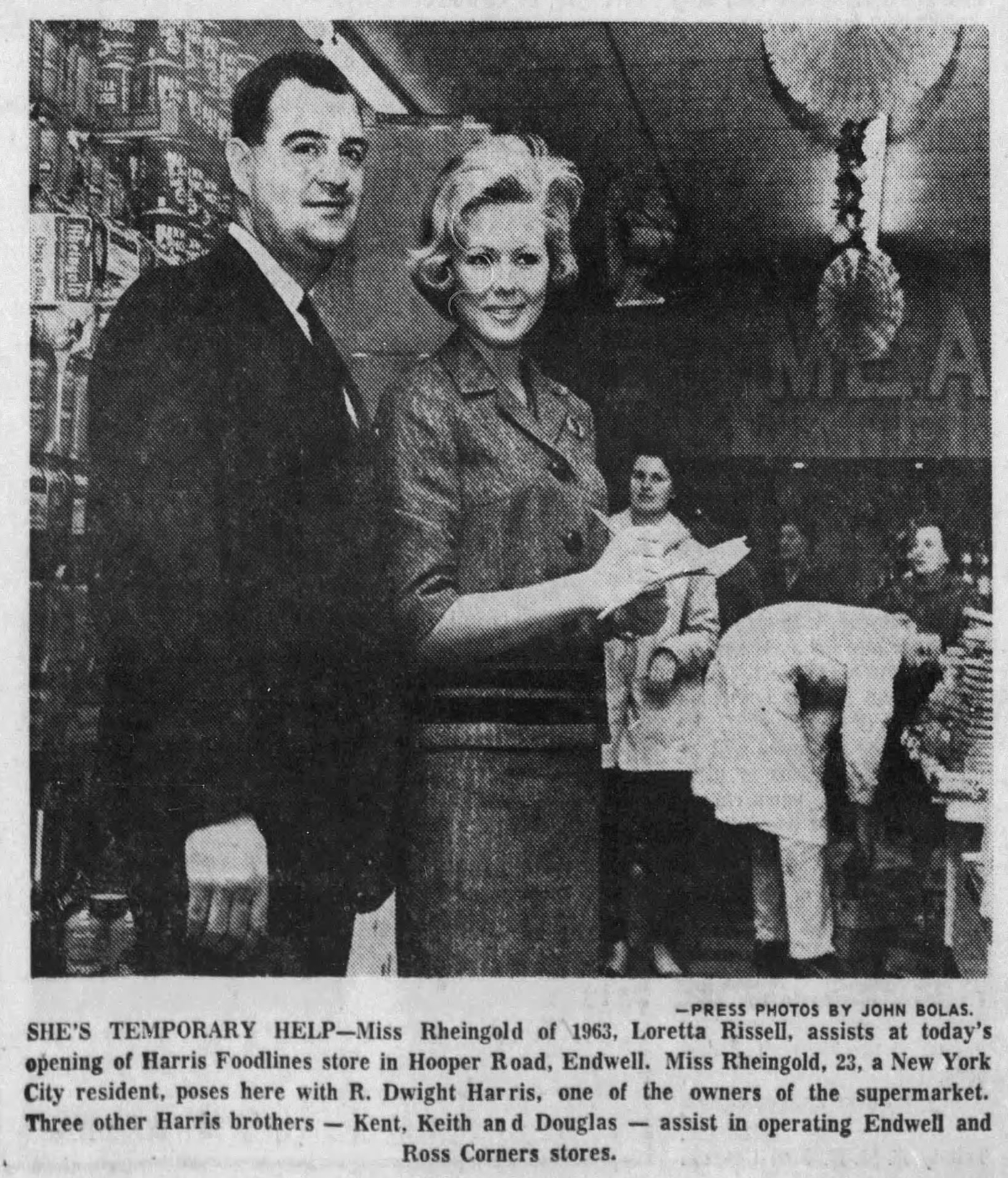 Beer In Ads #4714: Miss Rheingold 1963 Is Temporary Help