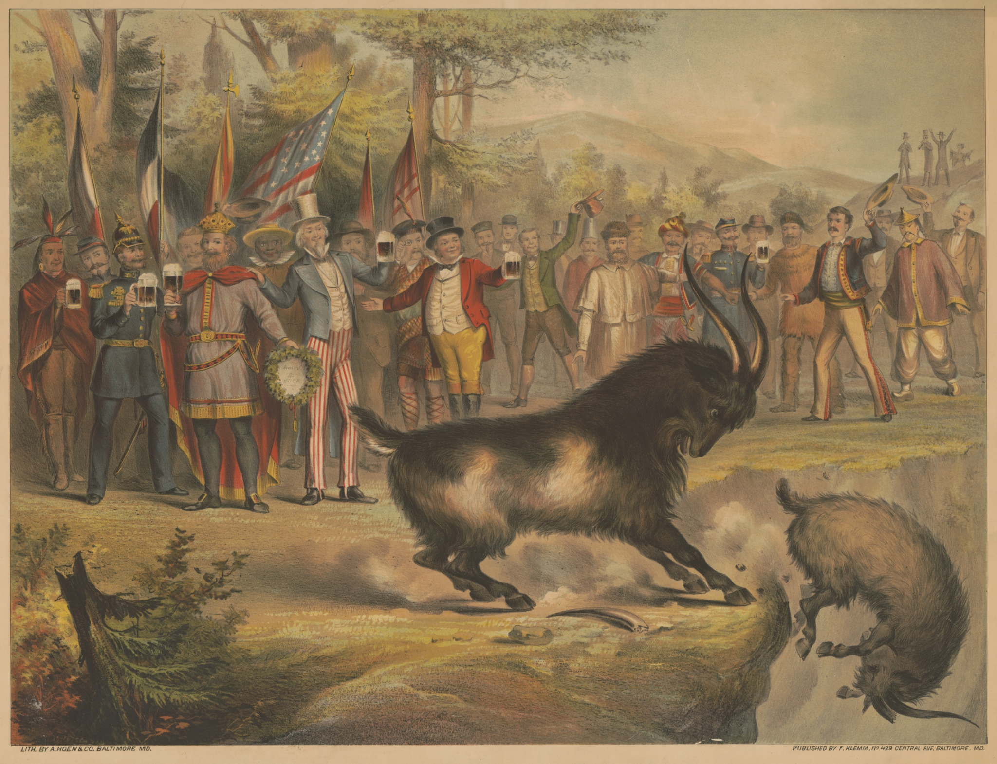 Beer In Ads #4893: National Bock Beer Fight