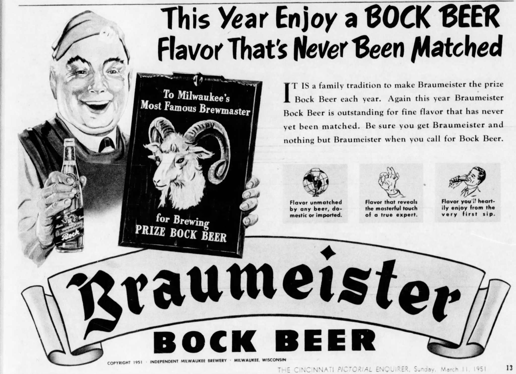 Beer In Ads #4906: Braumeister Bock Beer