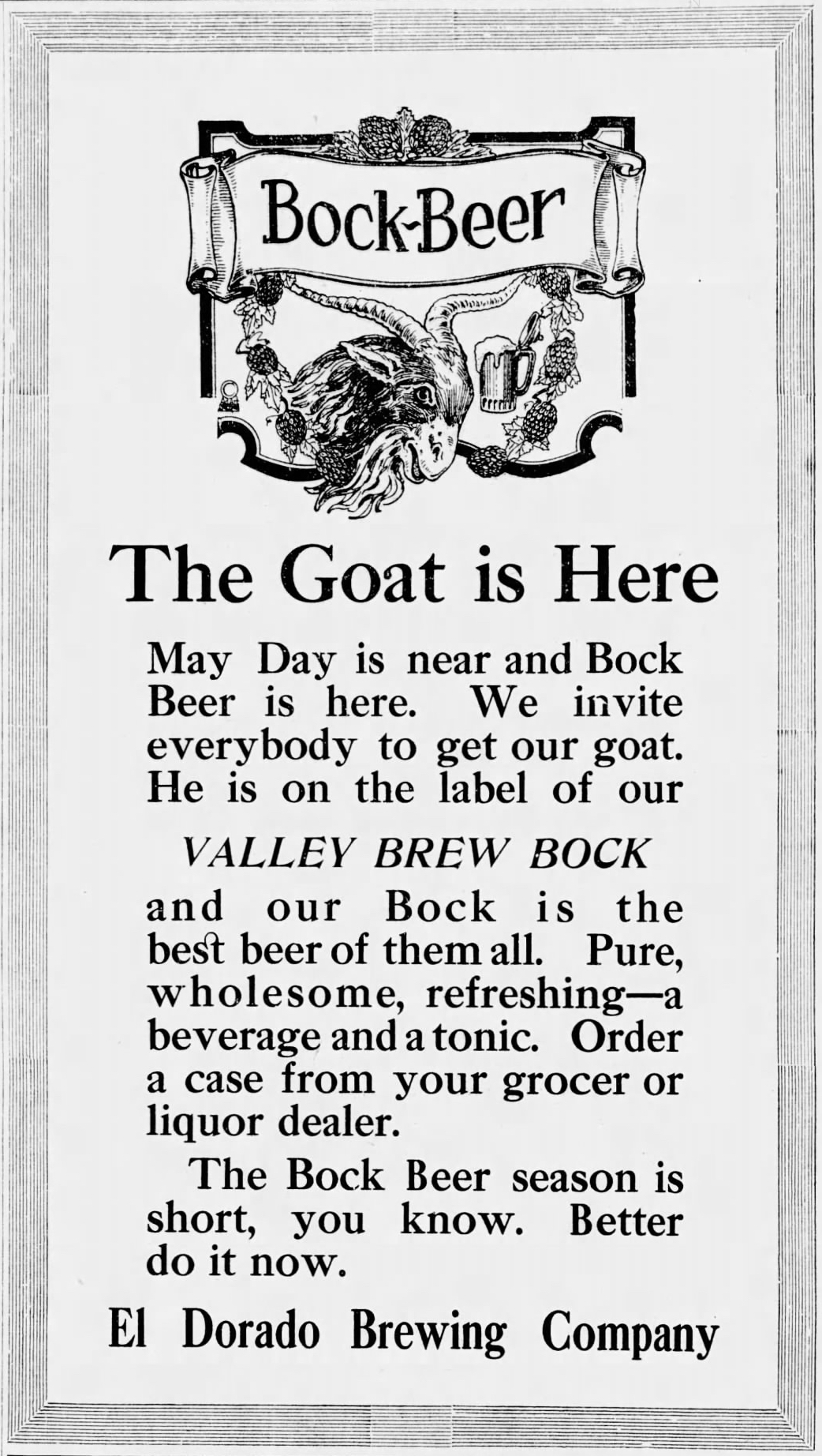 Beer In Ads #4954: The Goat Is Here