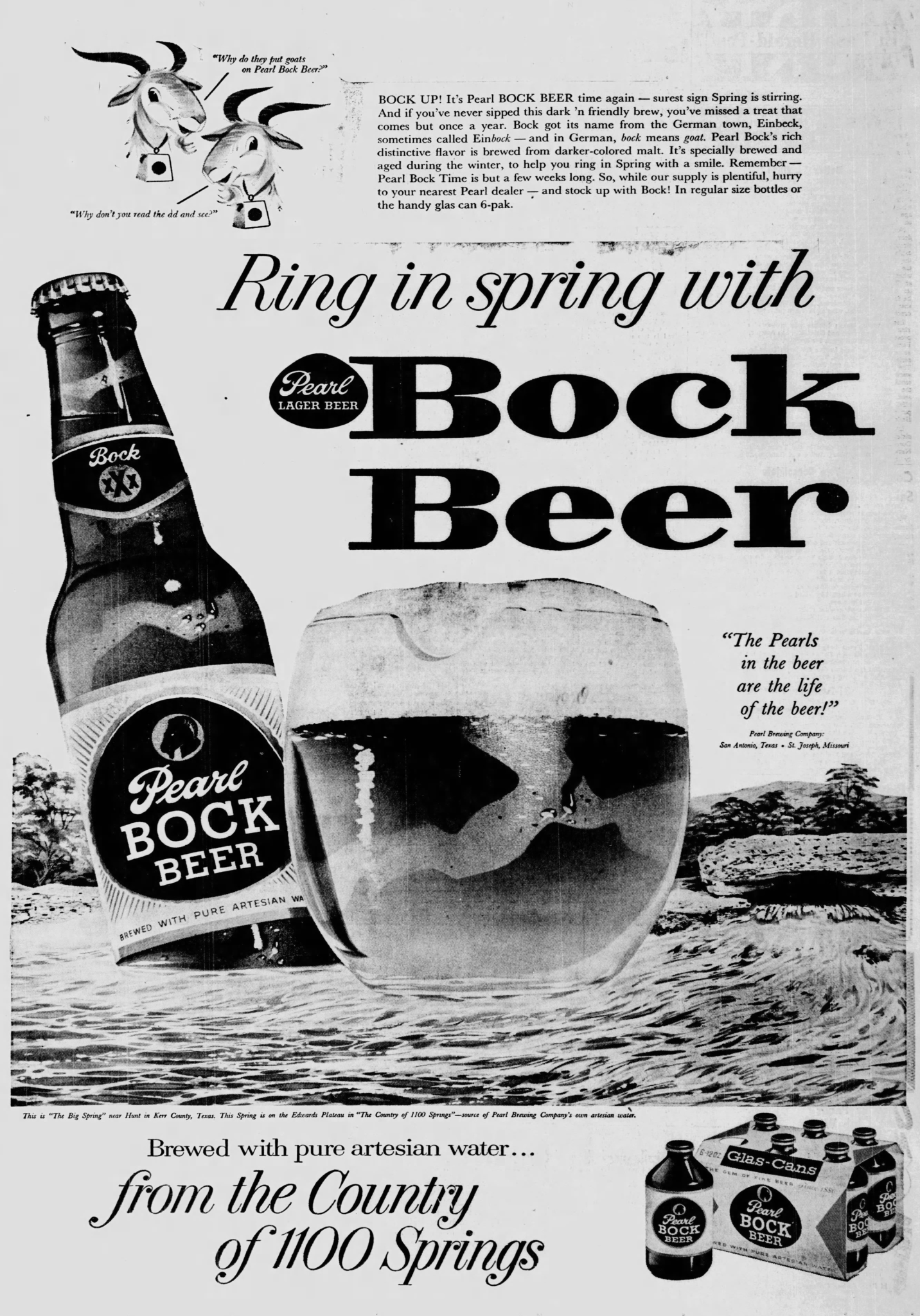Beer In Ads #5194: Ring In Spring With Pearl Bock Beer