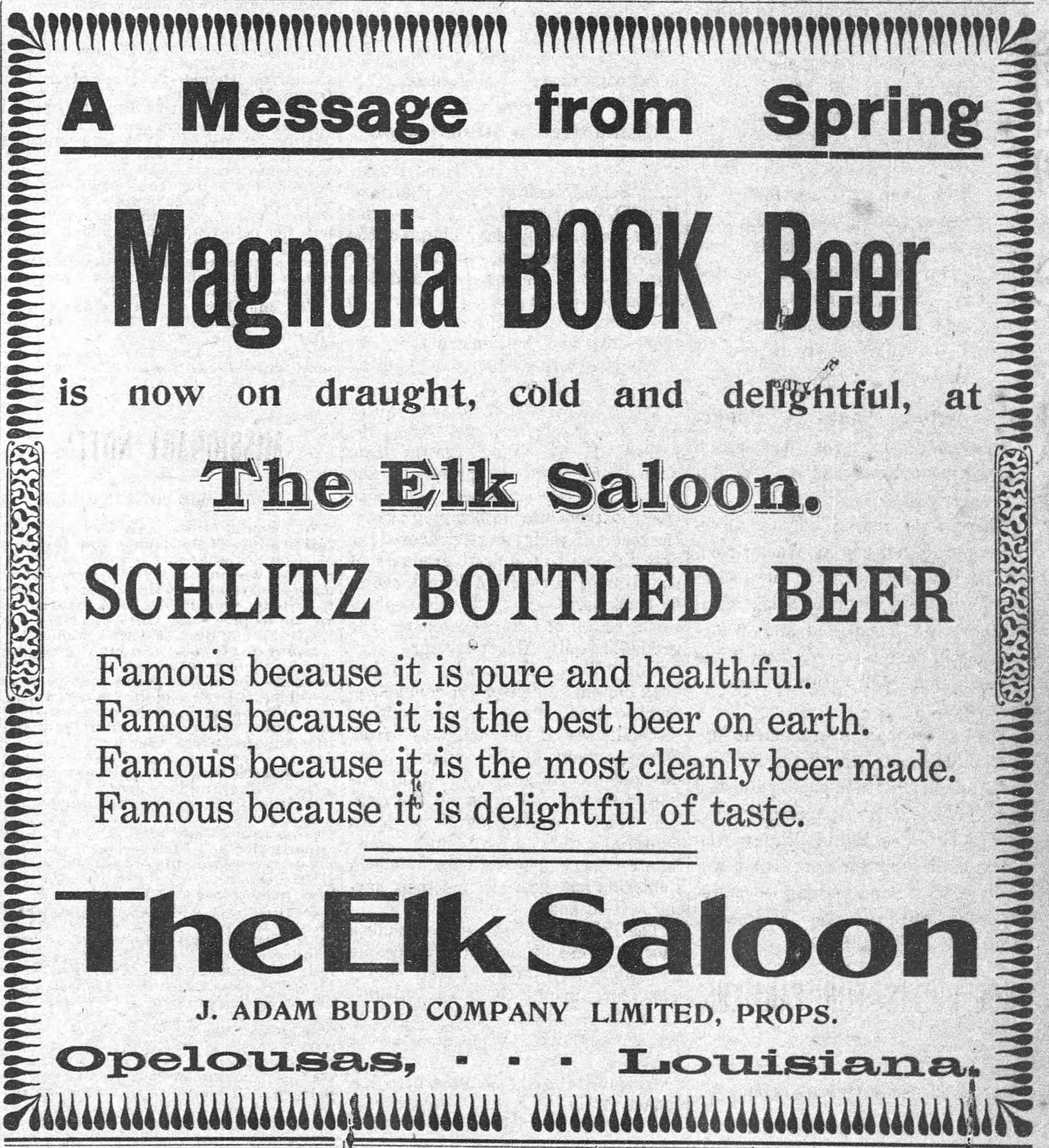 Beer In Ads #5268: A Message From Spring